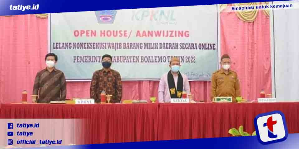 Open House! Pemkab Boalemo Lelang BMD Secara Online - Tatiye.id