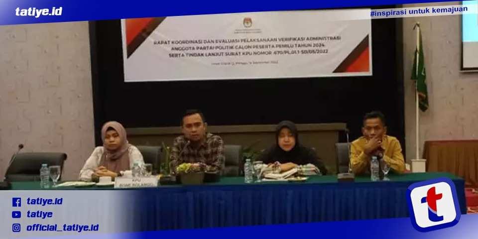 Terkait Pencatutan Nama Untuk Anggota Parpol, Adnan : KPU Sudah Menerima 19 Laporan - Tatiye.id