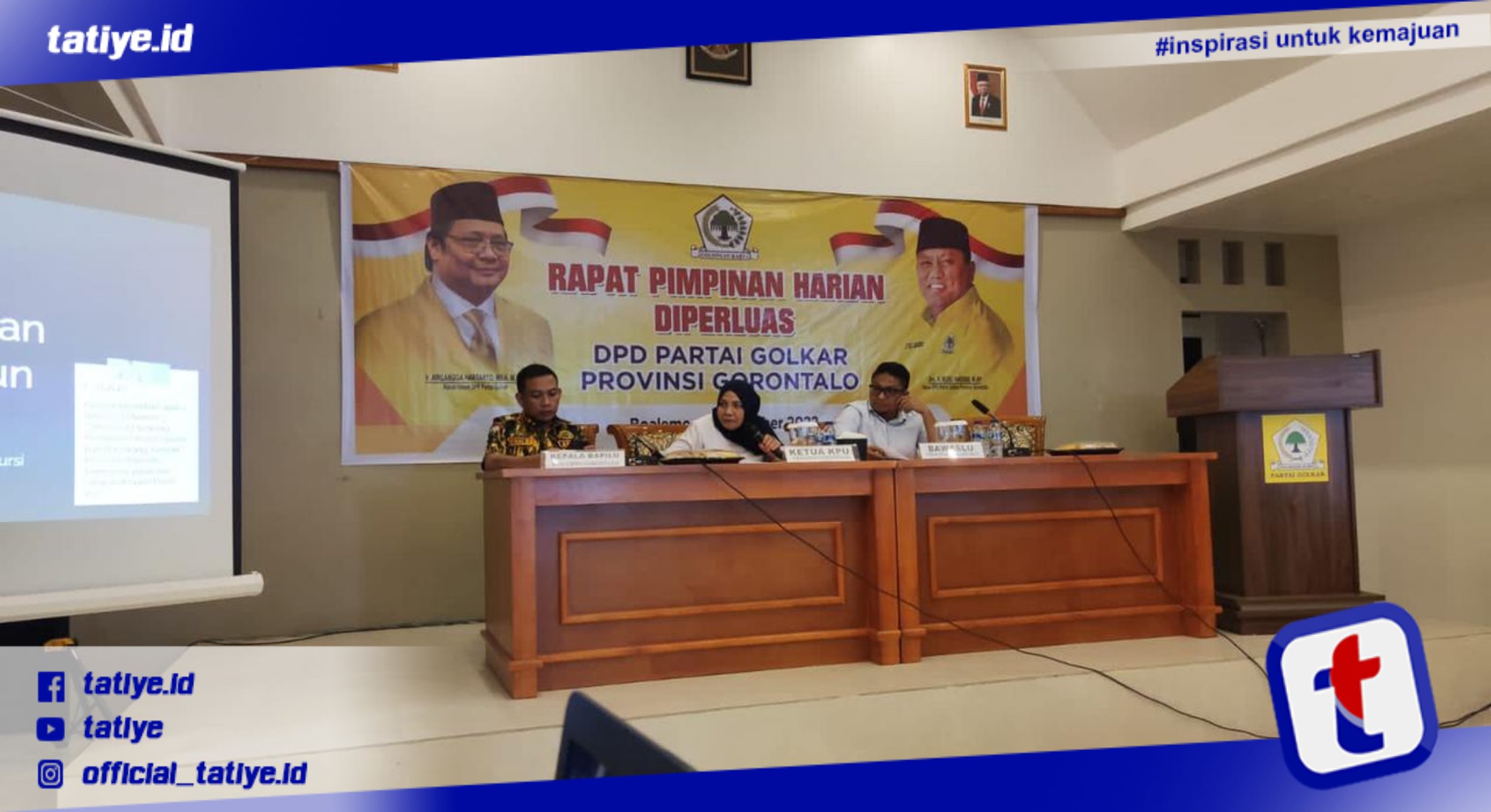 Golkar Gorontalo Solid, Siap Jemput Kemenangan Tahun 2024 - Tatiye.id