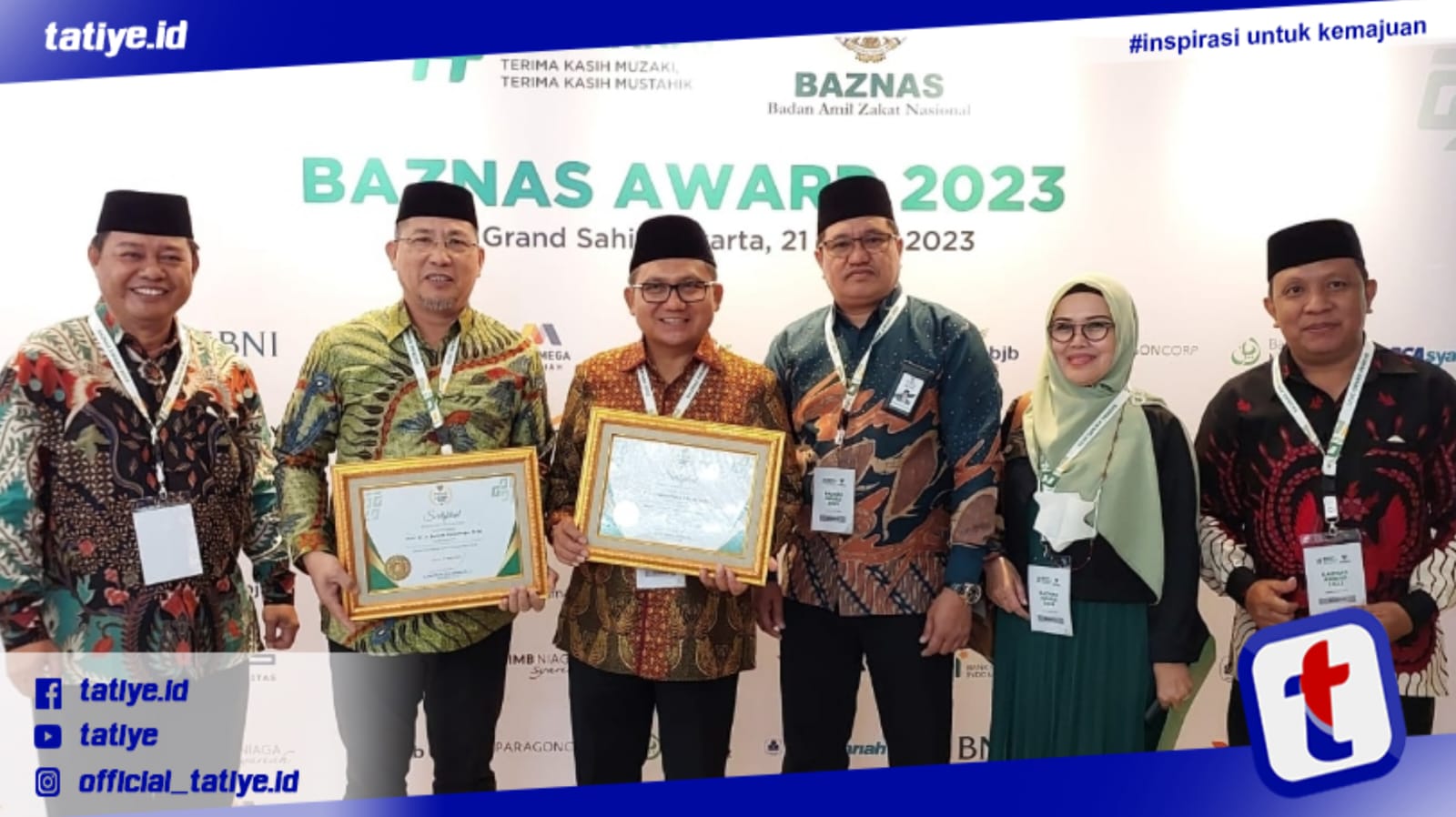 Berkat Tangan Dingin Walikota, Kota Gorontalo Raih BAZNAS Award 2023 - Tatiye.id