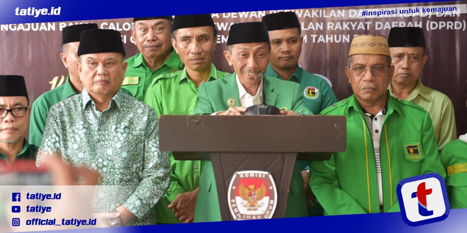 PPP Gorontalo Daftarkan 45 Caleg di Pileg 2024: Kami Siap Bertarung - Tatiye.id