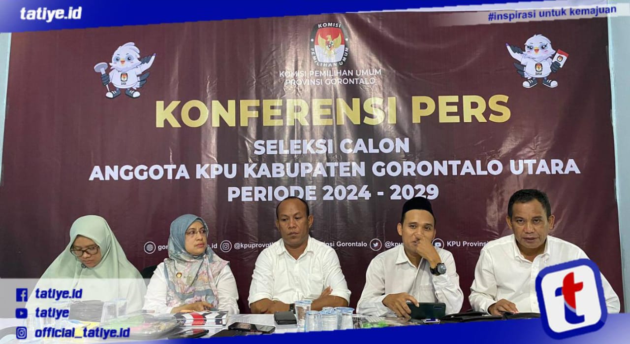 Dibuka Pendaftaran Calon Anggota KPU Gorut Periode 2024-2029, Simak Persyaratannya - Tatiye.id