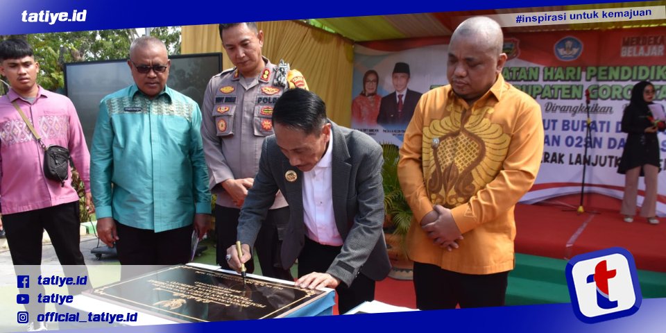 Nelson Resmikan Sudut Orang Hebat dan Pojok Mantan Bupati Gorontalo ...
