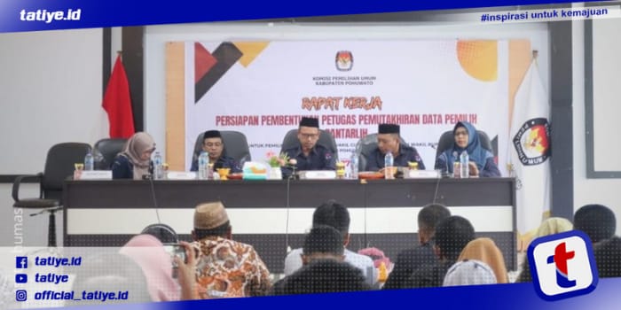 KPU Pohuwato Gelar Bimtek Pantarlih Dan Penggunaan Aplikasi Sidalih - Tatiye.id