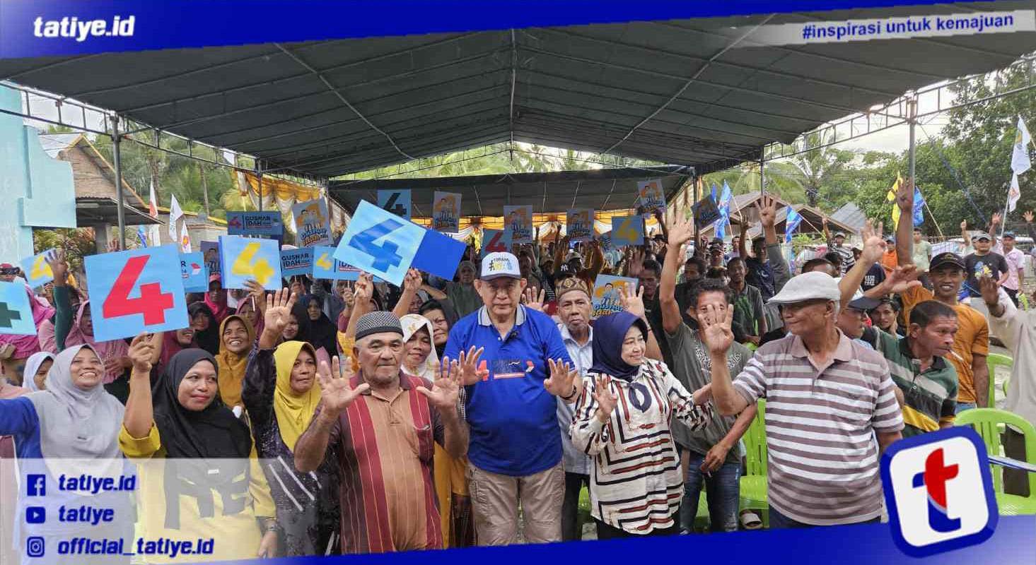 Gusnar Ismail Suarakan Peningkatan Kesejahteraan Masyarakat Bongomeme - Tatiye.id