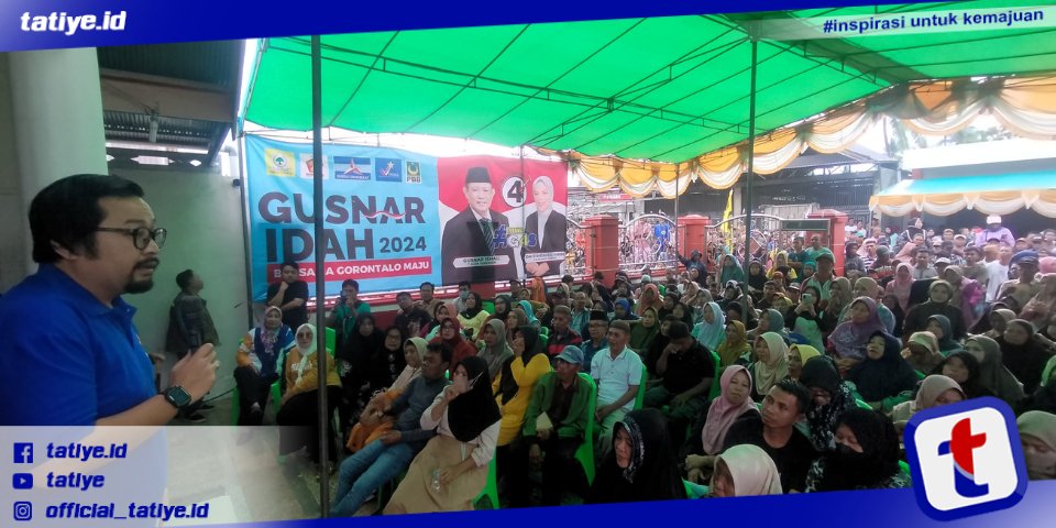 Erwin Ismail Ajak Ratusan Masyarakat di Pulubala Menangkan Gusnar - Idah - Tatiye.id