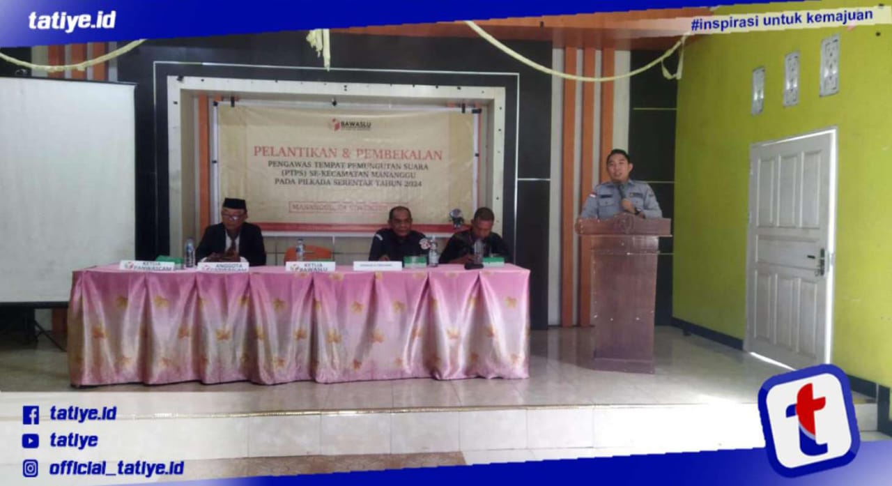 Bawaslu Boalemo Resmi Lantik Pengawas TPS Pilkada 2024 - Tatiye.id