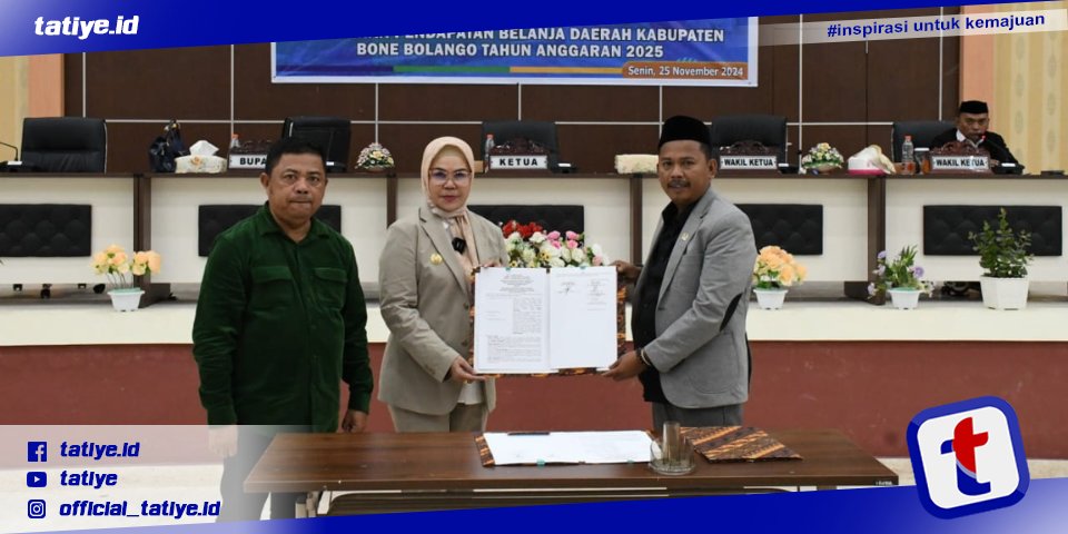 APBD Bone Bolango 2025 Diparipurnakan - Tatiye.id